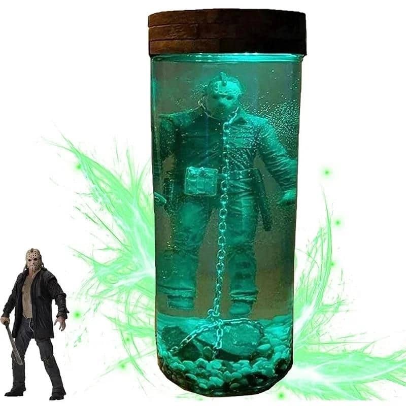 Jason Voorhees Zberateľ Vodná lampa Piatok Jason Horor Figurka Svetlé ...