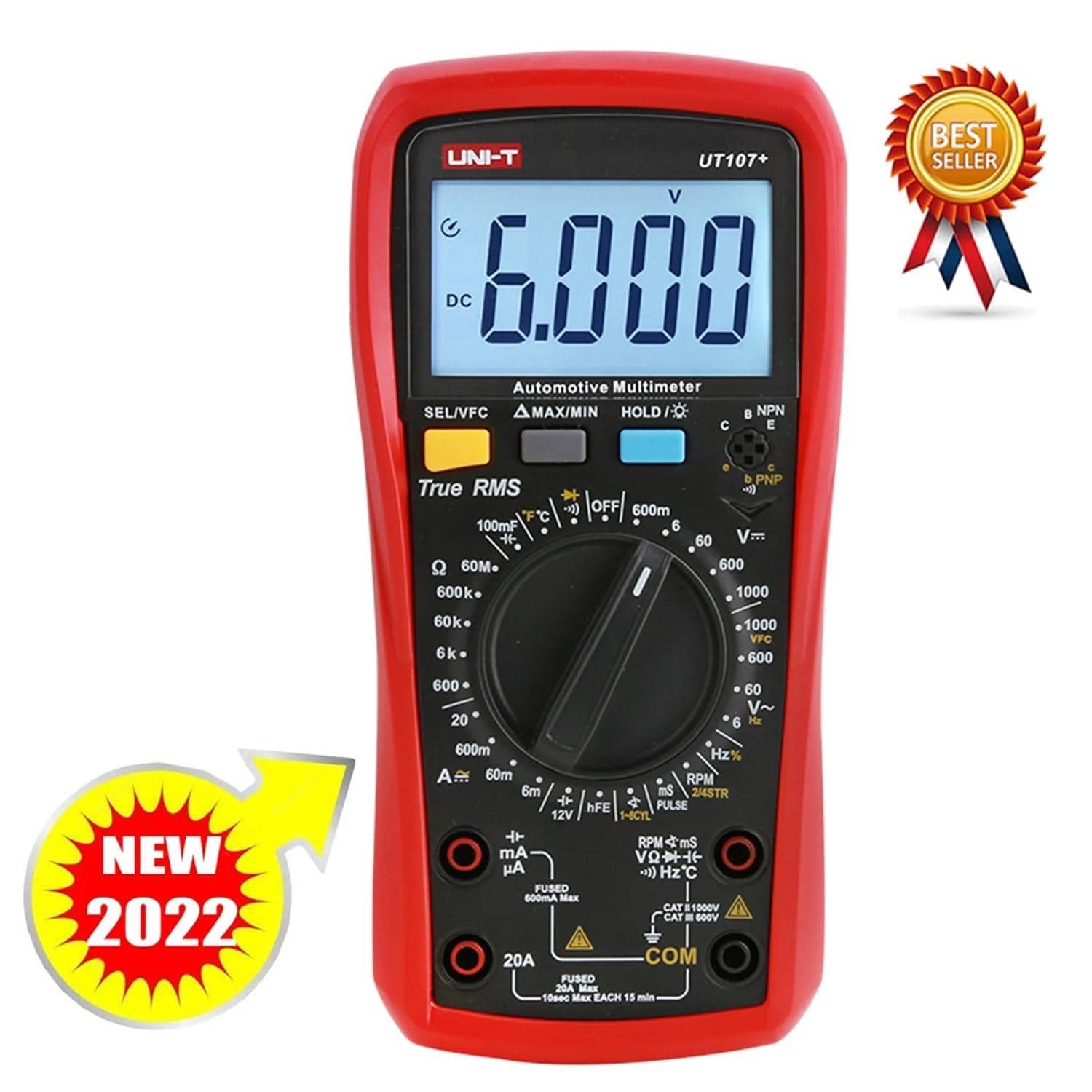 UNI-T UT105+ UT107+ automobilový multimeter Vysoko presný True RMS ...